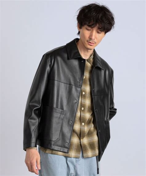 Ships Any（シップス エニィ）の「ships Any フェイクレザー ブルゾン（ブルゾン）」 Wear