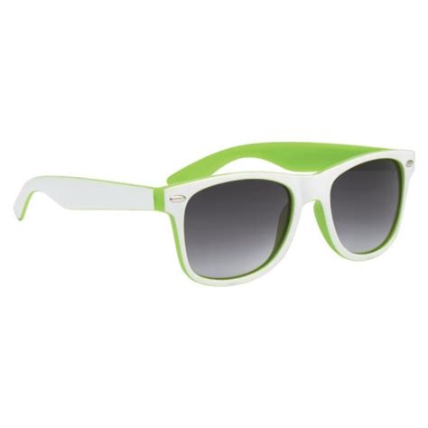 Custom Promotional Two Tone Malibu Retro Sunglasses