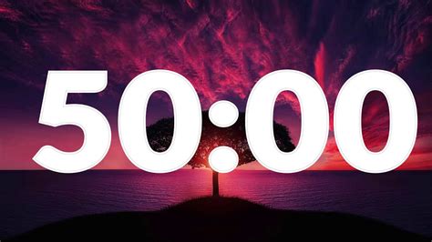 50 Minute Timer Watch TV Sleep Or Work Without Being Disturbed