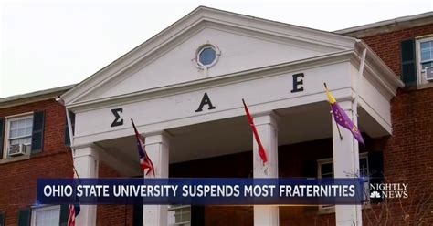 Ohio State University Suspends Most Of Its Fraternities