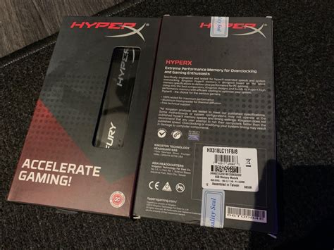 Kingston Hyperx Fury Ddr3 8gb X2 Computers And Tech Parts And Accessories