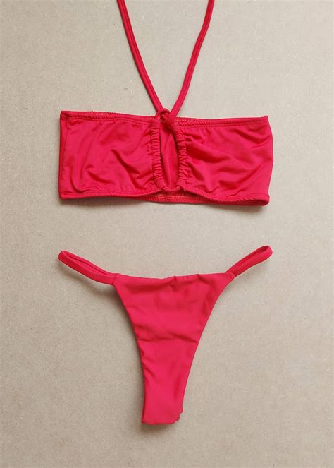 Biquini Luna Vermelho Carol Moda Praia