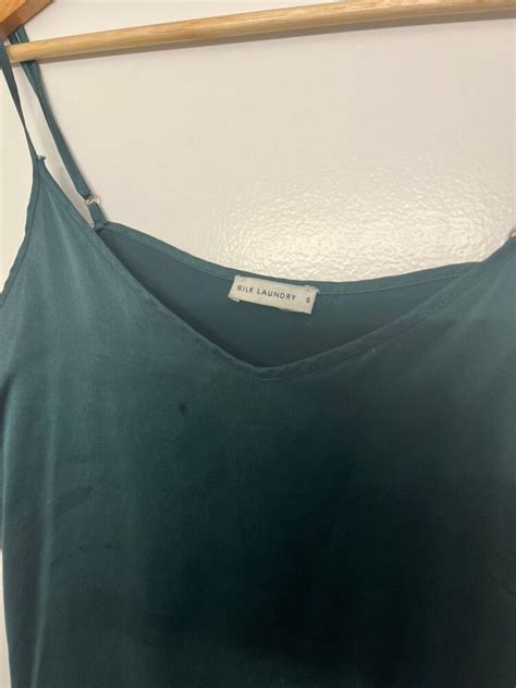 Silk Laundry Olive Cami On Designer Wardrobe