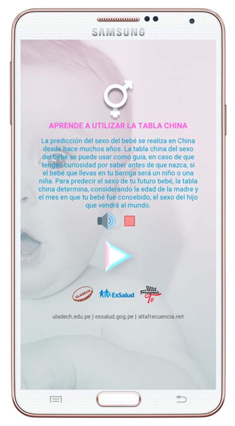 El Sexo del Bebé Niño o Niña for Android Download