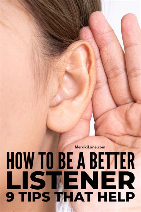 How To Be A Better Listener 9 Tips To Try Good Listener How To Improve Relationship