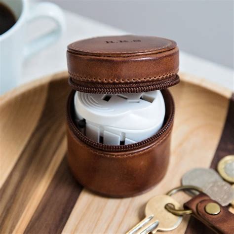 Personalised Leather Travel Jewellery Box For Him By Ginger Rose