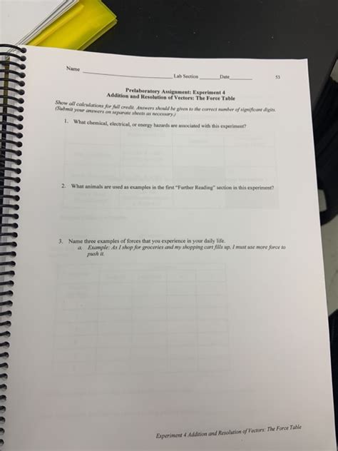 Lab Sesti Date Prelaboratory Assignment Experiment Chegg