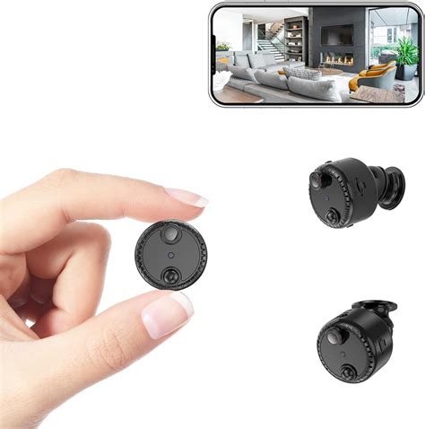 Vidcastive Mini Spy Hidden Camera 4k Wireless Wifi Small Nanny Cam Portable Indoor