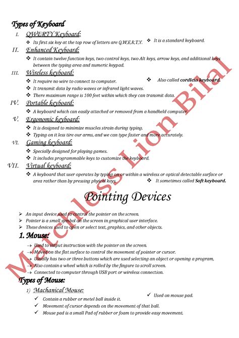 SOLUTION Chapter Input And Output Devices Studypool