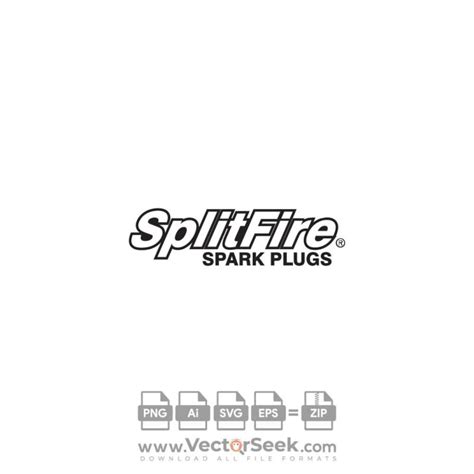 Split Fire Spark Plugs Logo Vector Ai Png Svg Eps Free Download