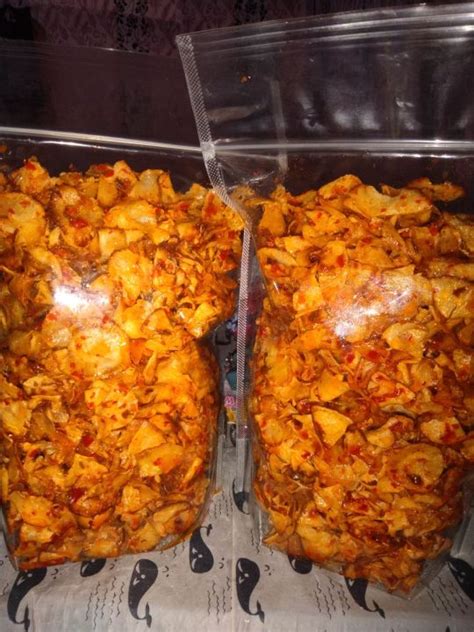 Keripik Singkong Sambal Asli 100 Keripik Singkong Khas Padang Extra
