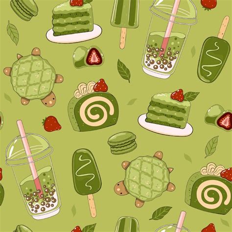 Premium Photo Kawaii Seamless Pattern Kawaii Seamless Pattern