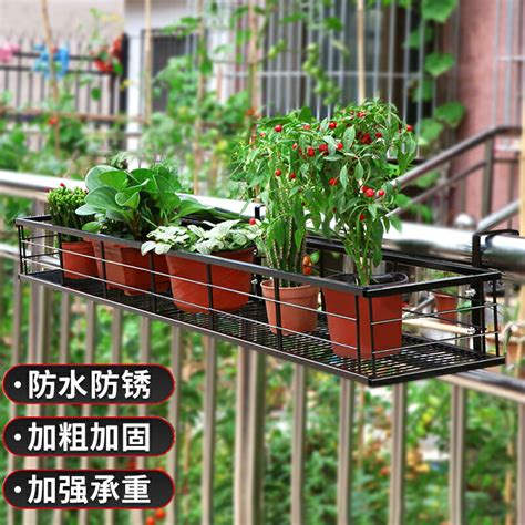 陽台掛架 陽台花架懸掛式鐵藝護欄花盆掛架多肉欄桿花架子室內窗台置物架lm300 FindPrice 價格網 2022年5月 購物推薦