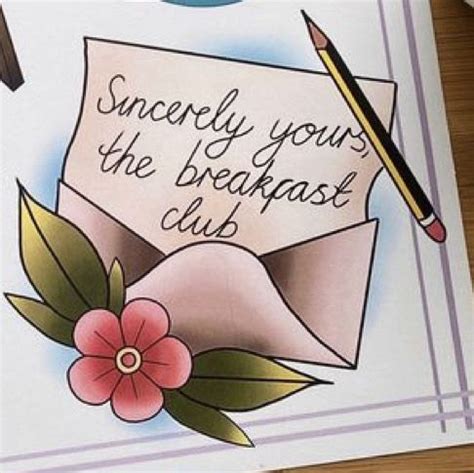 Pin On Tattoos Piercings Breakfast Club Tattoo Club Tattoo Movie