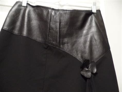 Polli Says Beautiful And Rare Black Mini Skirt With R… Gem
