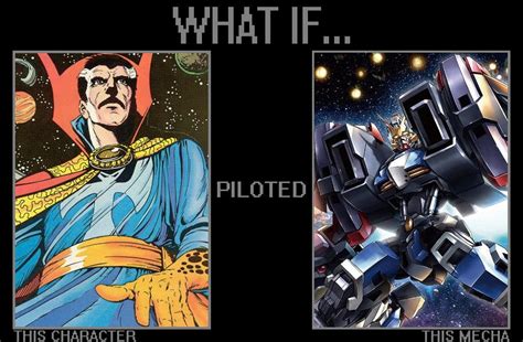 What If Stephen Strange Piloted Gundam Dantalion By Beavers2010 On