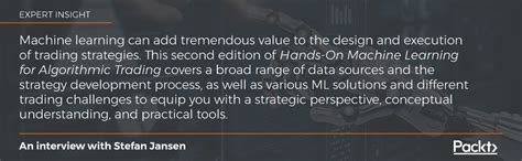 Machine Learning For Algorithmic Trading Predictive Models To Extract