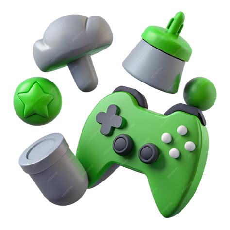 A Green And Grey Controller With A Green Controller That Says Quot