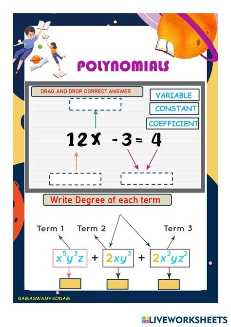 Polynomials Free Interactive Worksheets 7398962