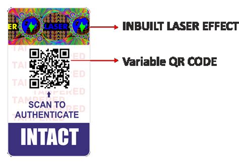 Anti Counterfeit Labels With Qr Code For Enhanced Security Lasersec