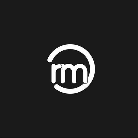 Initials Rm Logo Monogram With Simple Circles Lines 28267202 Vector Art At Vecteezy