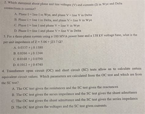Solved We Can Only Use Per Phase Analysis When A All Chegg