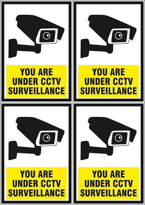 Warning You Are Under Cctv Surveillance Office Products