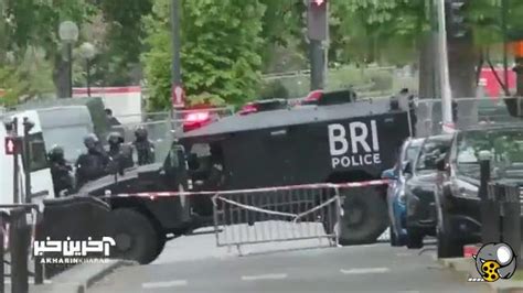حادثه امنیتی مقابل سفارت ایران در فرانسه و حضور پلیس نوپو فیلو