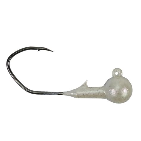 Yum Forward Facing Sonar Jig Lure 1 8 Oz Pearl