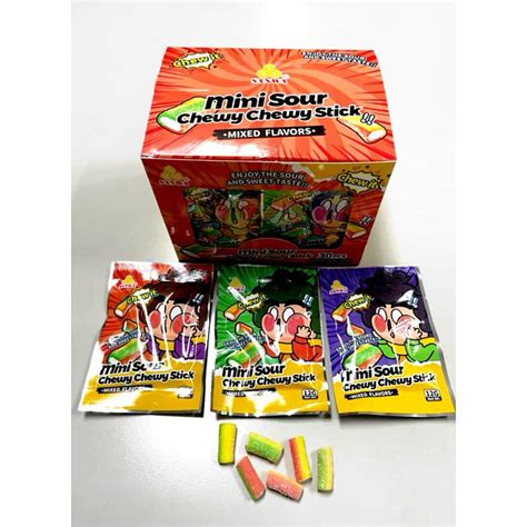 Sanwa Mini Sour Chewy Chewy Stick 30s Shopee Malaysia