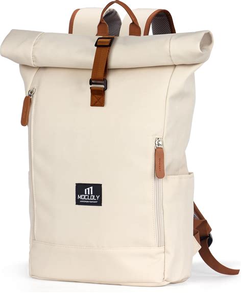 Mocloly Rolltop Rucksack Damen Wasserdicht Rollrucksack Mit