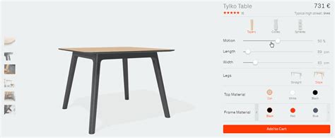 Tylko Furniture Customization Web Mobile App Matrid Technologies