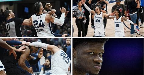Fans Somehow Drag In Ja Morants Teammate After Ugly Fight At Nba Game