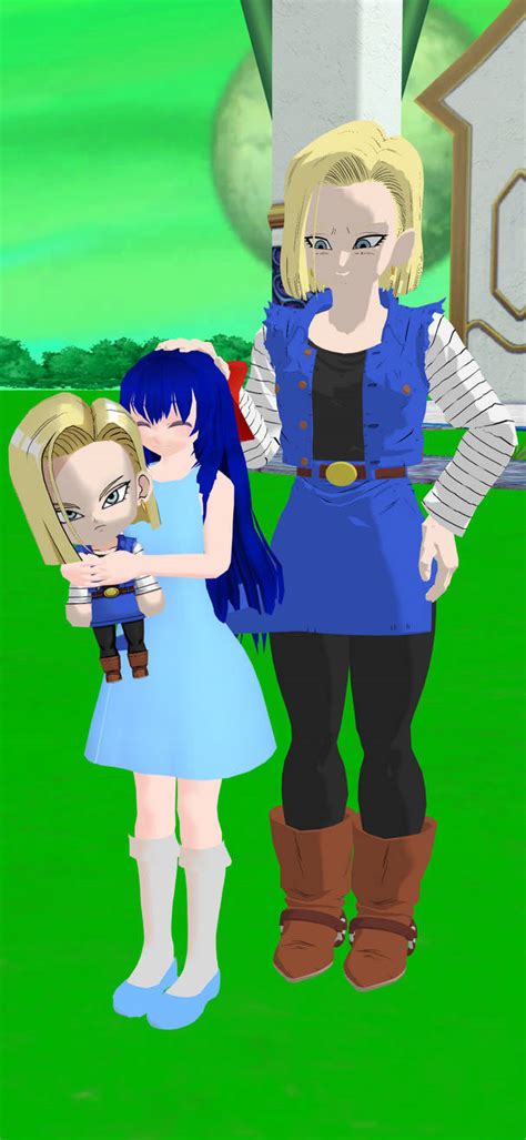 Mmd Chibi Android 18 By Megaali On Deviantart