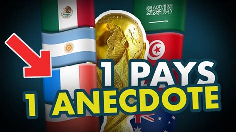 1 PAYS 1 ANECDOTE FOOT ÉPISODE 2 AVEC LE GROUPE DE LA FRANCE YouTube