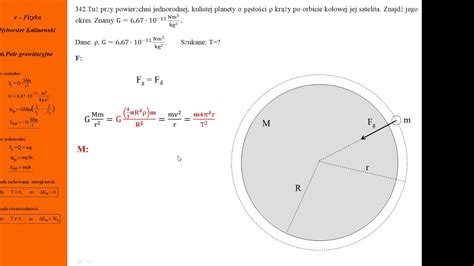 342 Fizykamax Pole Grawitacyjne Okres Satelity Ziemskiego YouTube