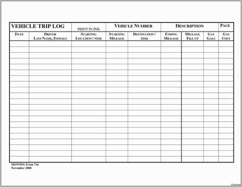 Ato Vehicle Log Book Spreadsheet Spreadsheet Downloa Ato Vehicle Log