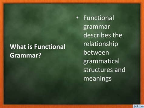 Week 1 Functional Grammar Ppt Free Download