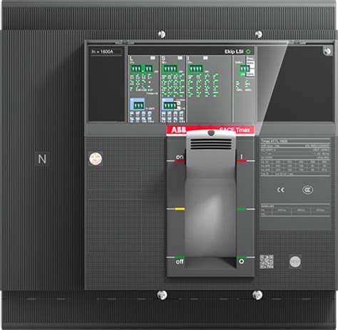 ABB Componenten Tmax XT XT7S 1600 Ekip Dip Lsi In 1600a 4 Polig Vast Met Vooraansluiting Elect