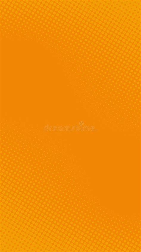 Vertical Background Of Orange Yellow Halftone Dots On The Edge Suitable For Comics Stock