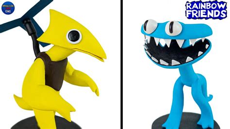 Creating Yellow And Cyan With Clay Rainbow Friends Chapter 2 Youtube