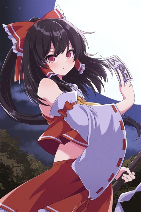 Hakurei Reimu Touhou Drawn By Remiria100 Danbooru