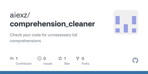 Github Aiexzcomprehensioncleaner Check Your Code For Unnesessary List Comprehensions