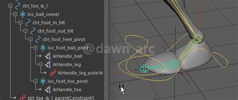 Maya Rigging 16 Ankles And Heels