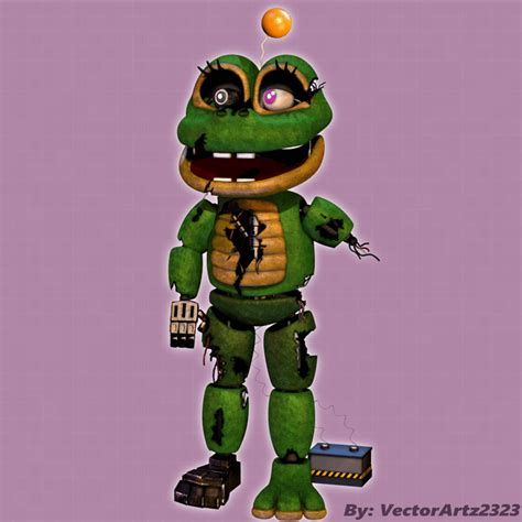 Withered Happy Frog All Fnaf Game Files And Merches Owned By Scott