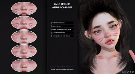 Second Life Marketplace Dazed Azumi Scars Bom And Lel Evox