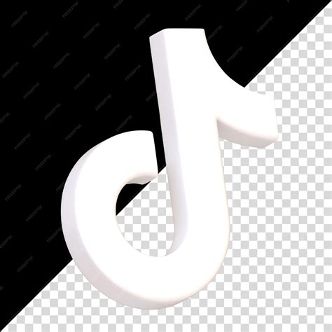 검은 바탕에 고립된 ⁇ 색 볼 ⁇ Tik Tok 아이콘 Tiktok 로고 소셜 미디어 앱 3d 렌더링 프리미엄 Psd 파일