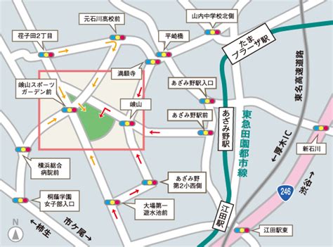 アクセスandインフォメーション｜あざみ野ガーデンズ