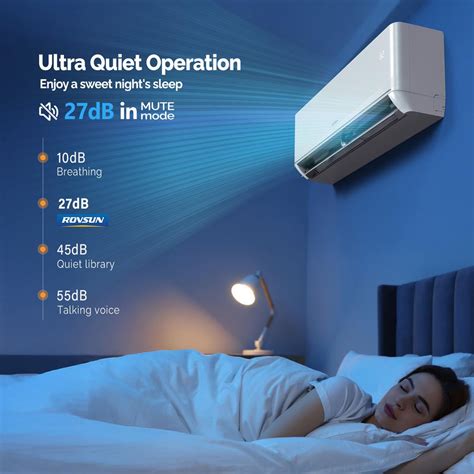 Rovsun 12000 Btu Mini Split With Heat Pump 115v 23 Seer2