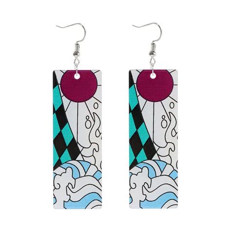 Demon Slayer Hanafuda Earrings The Outlets